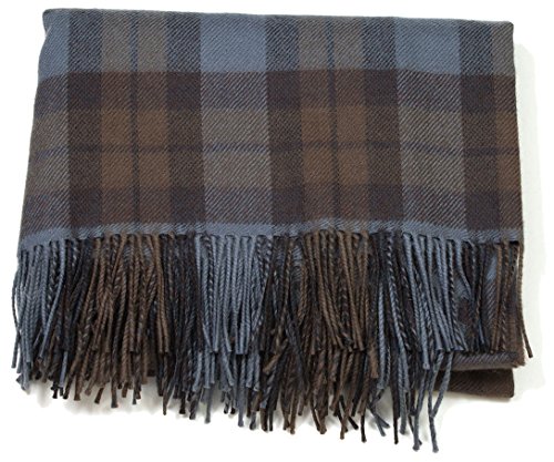 The Celtic Croft Outlander Blanket Premium Lambswool Tartan