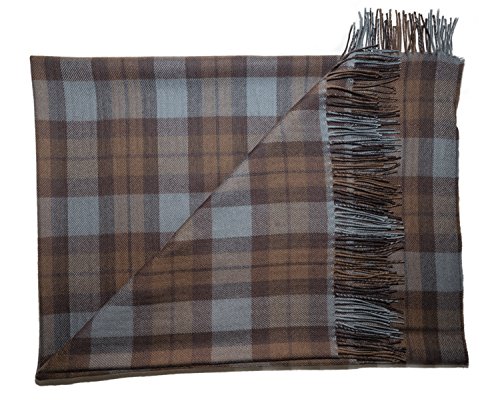 The Celtic Croft Outlander Blanket Premium Lambswool Tartan