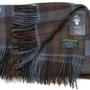 The Celtic Croft Outlander Blanket Premium Lambswool Tartan