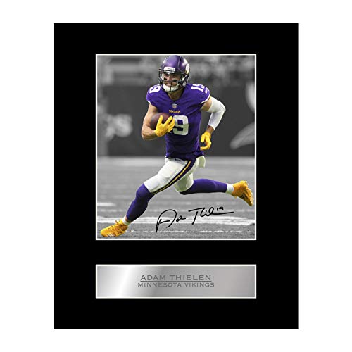 Adam Thielen Print Signed Mounted Photo Display #05 Printed Autograph Gift Picture Print