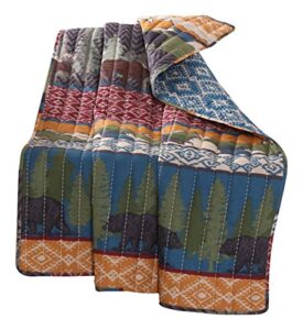 greenland home black bear lodge throw