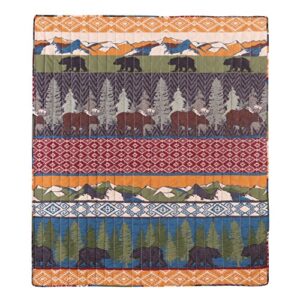 Greenland Home Black Bear Lodge Throw