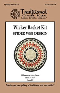 wicker basket kit – spider web design