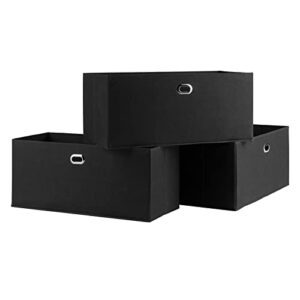 Winsome Torino 4-PC Set Shelf w Fabric Baskets Storage and Organization, Espresso/Black