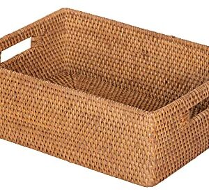 Kouboo 1060121 Laguna Rattan Shelf & Organizing Basket