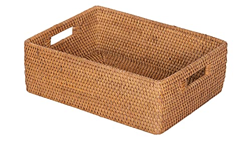 Kouboo 1060121 Laguna Rattan Shelf & Organizing Basket