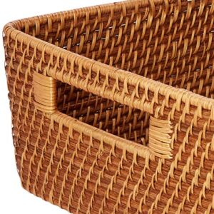 Kouboo 1060121 Laguna Rattan Shelf & Organizing Basket