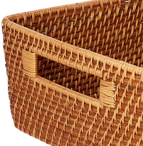 Kouboo 1060121 Laguna Rattan Shelf & Organizing Basket