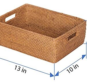 Kouboo 1060121 Laguna Rattan Shelf & Organizing Basket