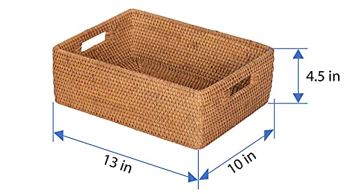 Kouboo 1060121 Laguna Rattan Shelf & Organizing Basket