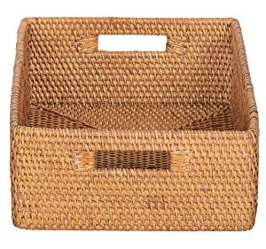 Kouboo 1060121 Laguna Rattan Shelf & Organizing Basket