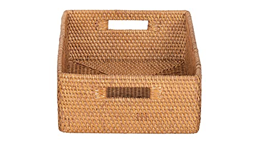 Kouboo 1060121 Laguna Rattan Shelf & Organizing Basket