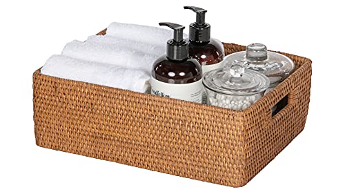 Kouboo 1060121 Laguna Rattan Shelf & Organizing Basket