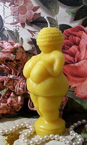 Beeswax Large Fertility Goddess Venus of Willendorf Candle