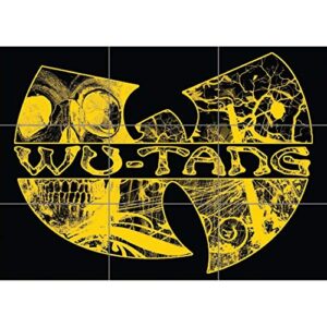 doppelganger33 ltd wu tang hip hop rap clan custom work wall art multi panel poster print 50×35 inches