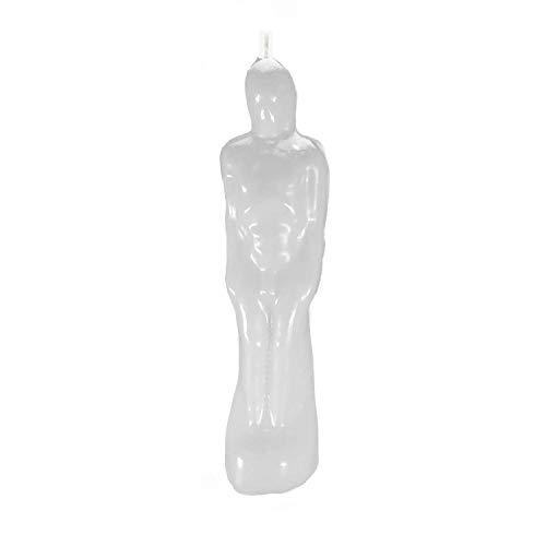 White Male Figure Image Candle (Blessing, Protection, Healing, Spirituality, Cleansing, Spells, Spellwork & Ritual Magic)