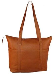 david king & co. large multi pocket shopping tote 583, café, one size