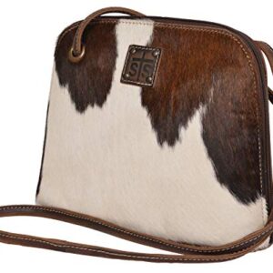 STS Ranchwear Cowhide Classic Crossbody Cowhide/Tornado Brown One Size