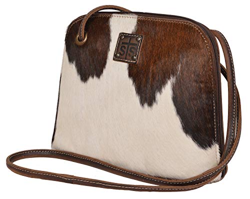 STS Ranchwear Cowhide Classic Crossbody Cowhide/Tornado Brown One Size