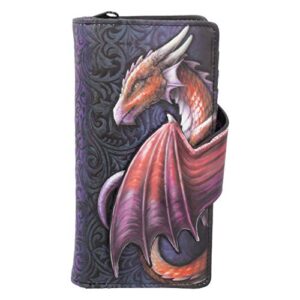 nemesis now take flight embossed purse 18.5cm, purple, one size