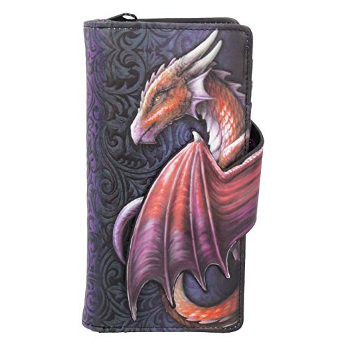 Nemesis Now Take Flight Embossed Purse 18.5cm, Purple, One Size