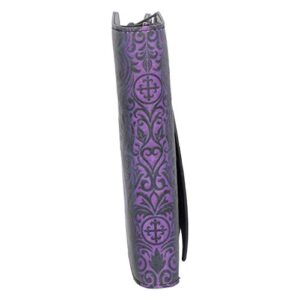 Nemesis Now Take Flight Embossed Purse 18.5cm, Purple, One Size