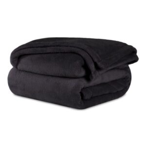 berkshire blanket serasoft throw, black