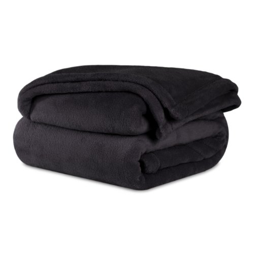 Berkshire Blanket Serasoft Throw, Black