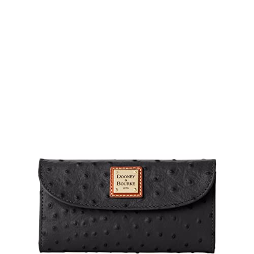 Dooney & Bourke Ostrich Continental Clutch Wallet