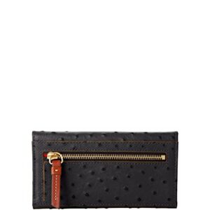 Dooney & Bourke Ostrich Continental Clutch Wallet