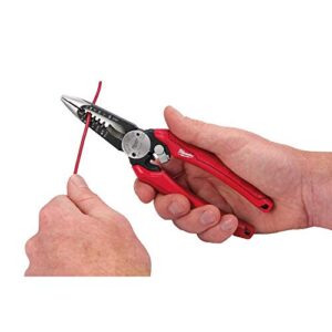 Milwaukee 48-22-3079 6-In-One Combination Wire Stripping and Reaming Pliers for Electricians