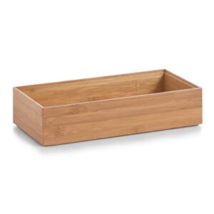 zeller storage box bamboo , multi-colour 30 x 15 x 7 cm 13333