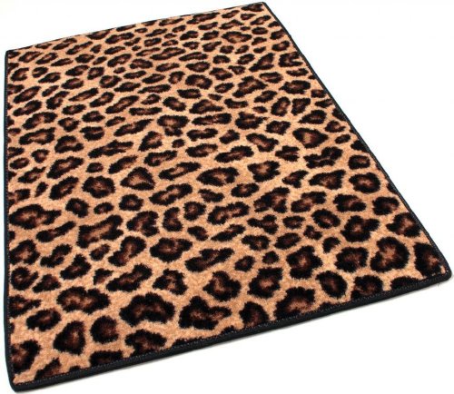 Animal Print Leopard Area Rug 5' x 8'