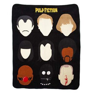 bioworld miramax pulp fiction plush throw blanket