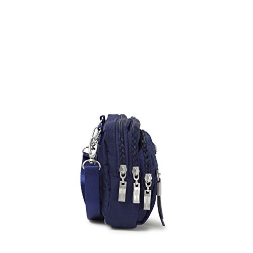 Baggallini New Classic Time Zone RFID Crossbody Bag Navy One Size