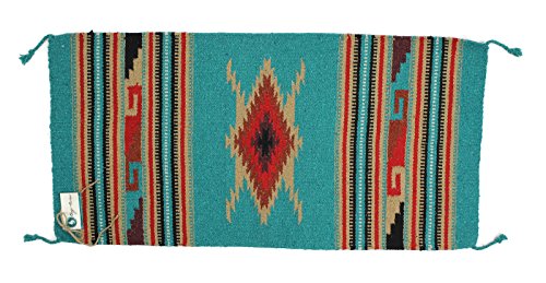 Onyx Arrow Southwest Area Rug, 20 x 40 Inches, Eagle Eye, Green/Tan