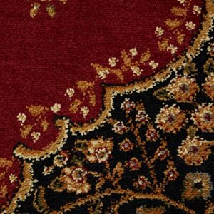 Home Dynamix Royalty Tansy Traditional Area Rug 7'8"x10'4", Oriental Red/Ivory