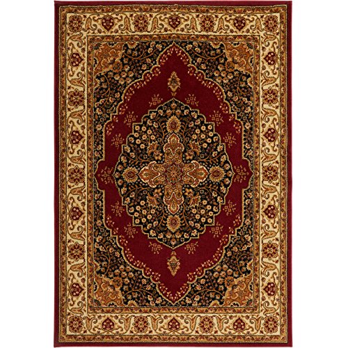 Home Dynamix Royalty Tansy Traditional Area Rug 7'8"x10'4", Oriental Red/Ivory