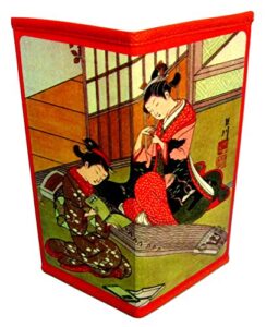 set of 4 japanese rice paper wallets style group”a”