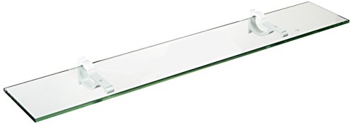 Spancraft Glass Monarch Glass Shelf, White, 6 x 21