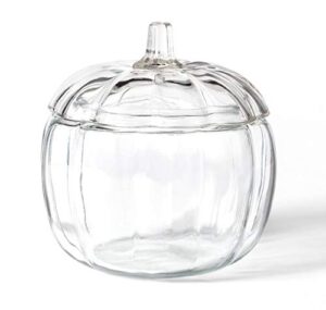 anchor glass pumpkin candy jar