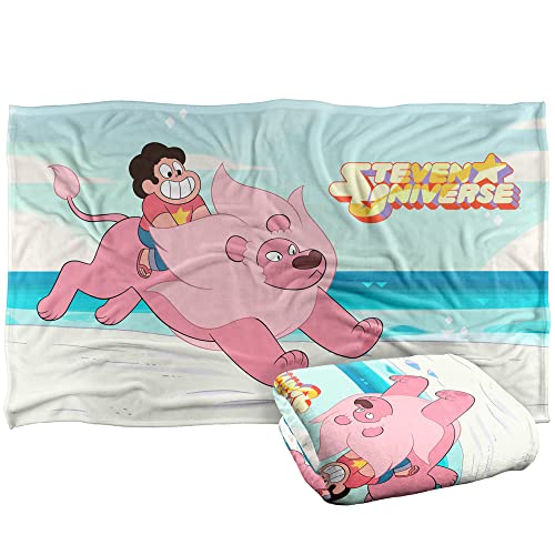 Steven Universe Steven and Lion Officially Licensed Silky Touch Super Soft Throw Blanket 36" x 58"