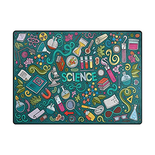 ALAZA Science Chemistry Area Rug Rugs for Living Room Bedroom 7' x 5'