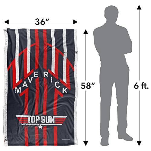 Top Gun Maverick Silky Touch Super Soft Throw Blanket 36" x 58"