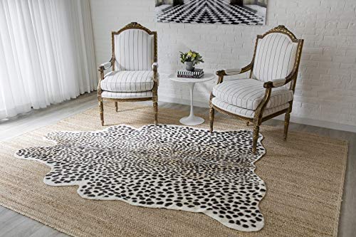 Erin Gates by Momeni Acadia Cheetah Multi Faux Hide Area Rug 5'3" X 7'10"