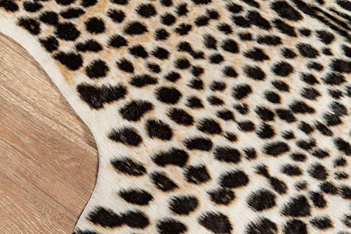 Erin Gates by Momeni Acadia Cheetah Multi Faux Hide Area Rug 5'3" X 7'10"