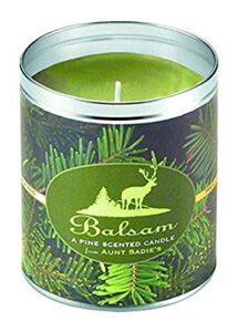 aunt sadie’s 1047 candles, balsam, famous pine, 12.5 ounces