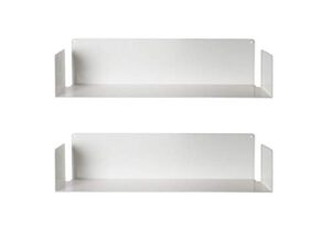 teebooks – bookshelves – set of 2 – steel – white – 23,6″ x5,9 x5,9