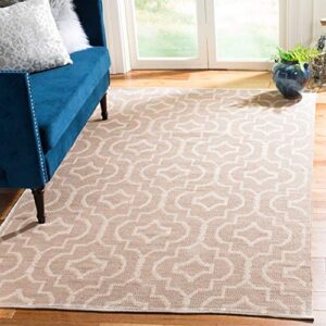 SAFAVIEH Montauk Collection 8' x 10' Navy/Ivory MTK722H Handmade Cotton Area Rug