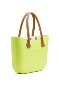 lime and soda women’s fashion eva handbag – mix and match – lime